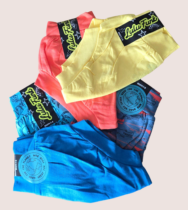 Aquatic Bundle 5x Briefs 7-8yrs - Lulu Funk